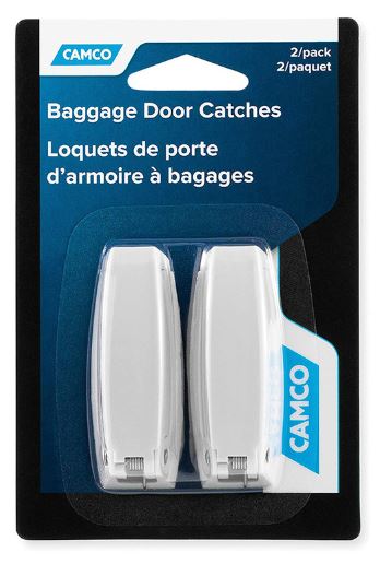 Camco Locker door catch - pair white – Alliance RV